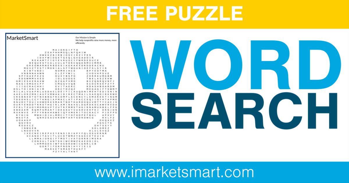 Have some fun with MarketSmart’s word search! - MarketSmart LLC
