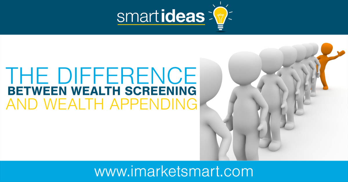 The difference between wealth screening and wealth appending ...