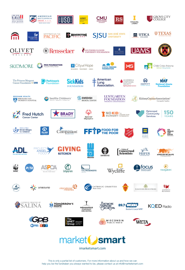 MarketSmart - Lead Gen, Qualification, Cultivation for Major/Planned Gifts