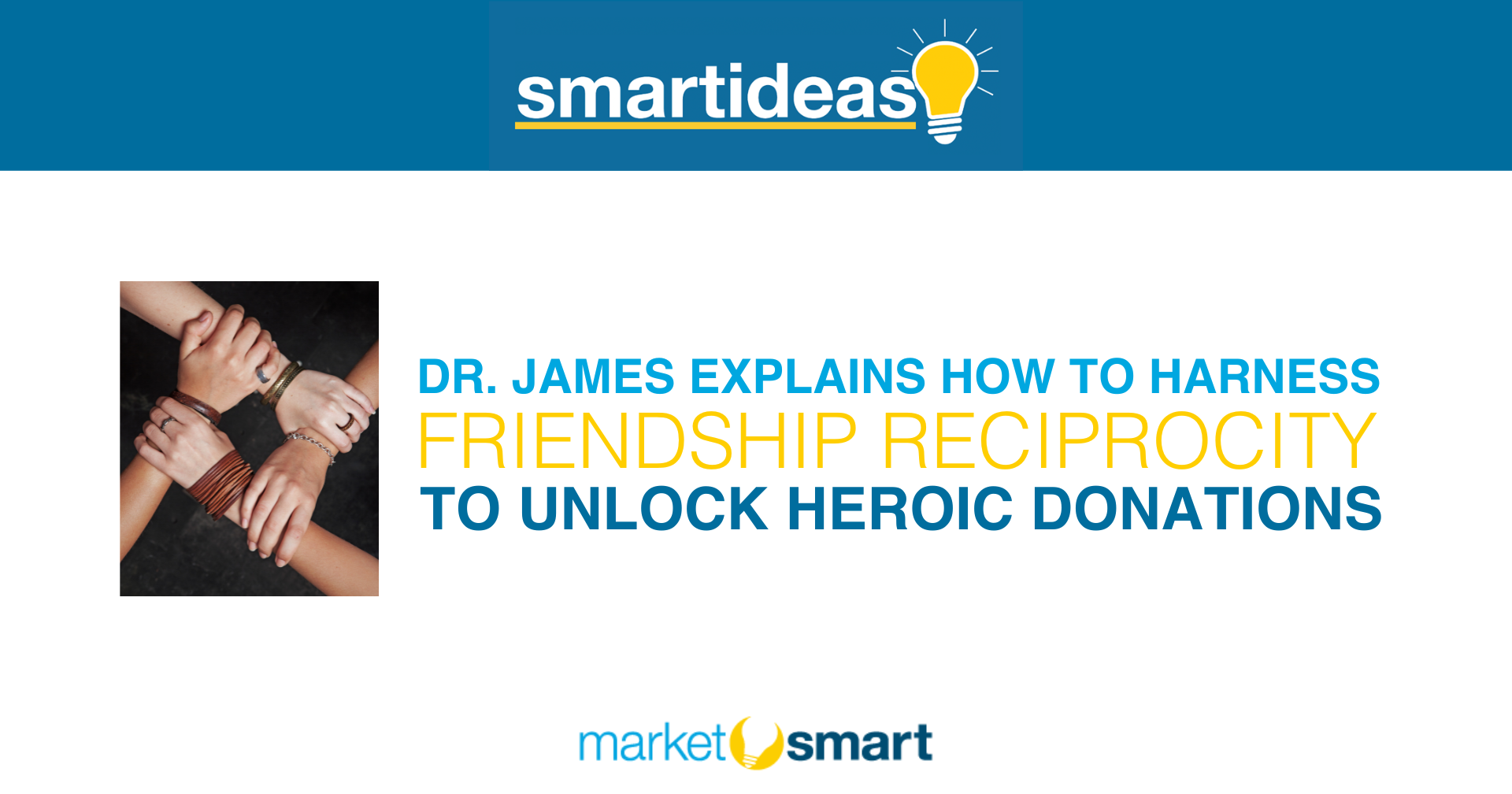 Dr. James explains how to harness friendship reciprocity to unlock ...