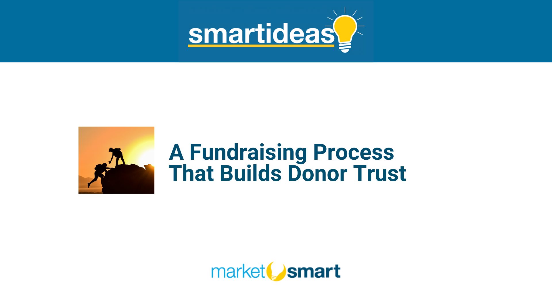 SmartIdeas | Fundraising Tips & Donor Engagement Insights
